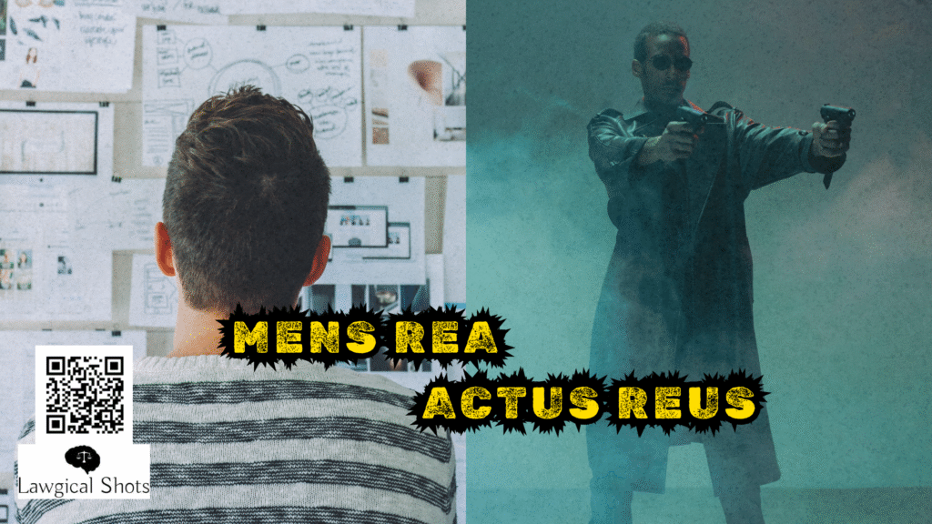 Mens Rea and Actus Reus - Definition, Difference, examples - Lawgical Shots